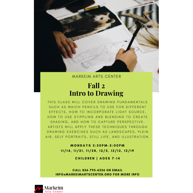 Intro to Drawing – Markeim Arts Center