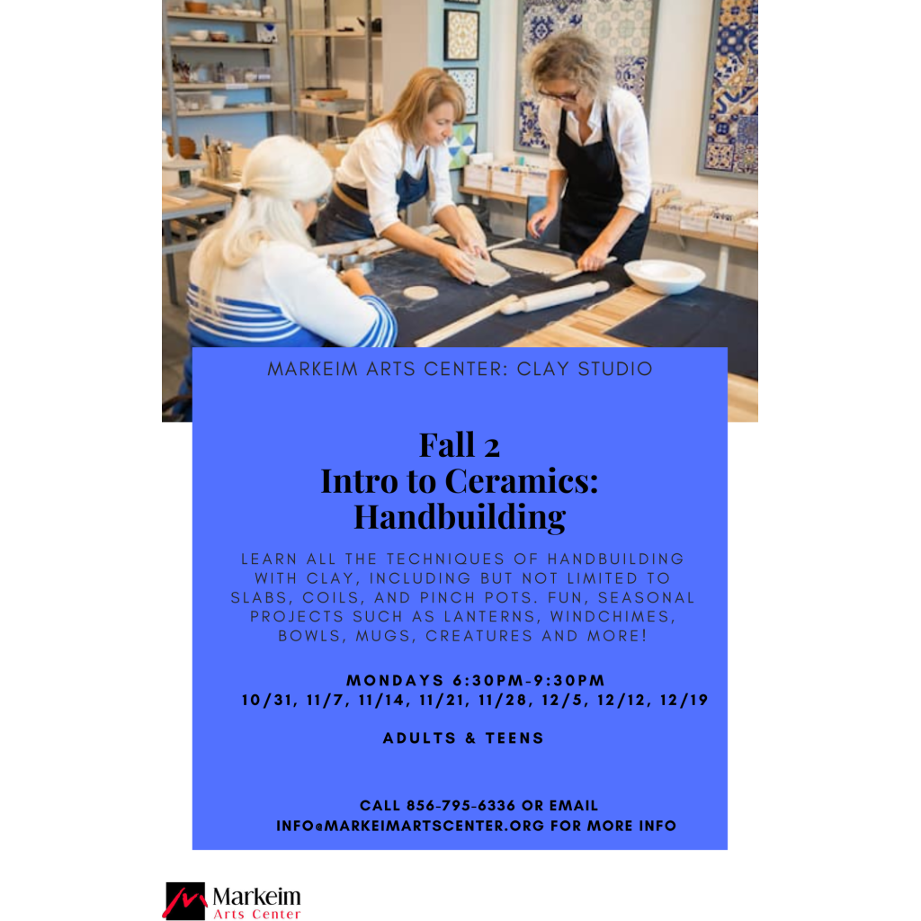 Intro to Ceramics: Handbuilding – Markeim Arts Center